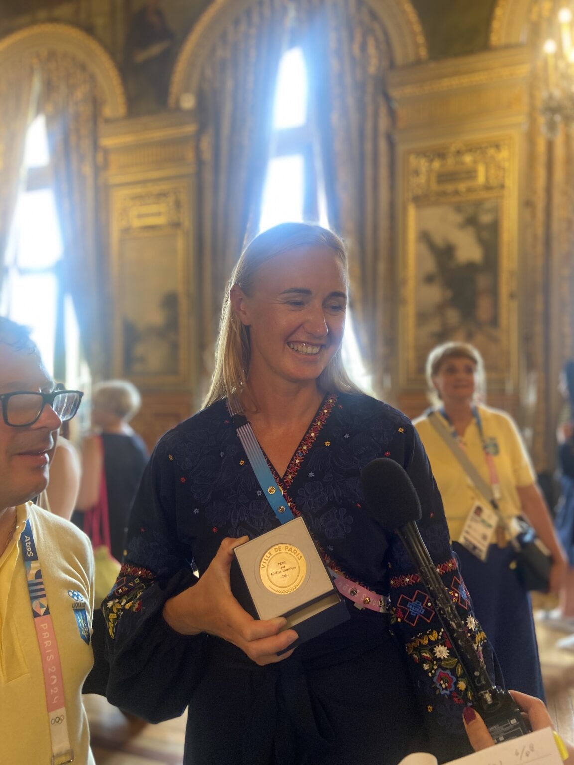 Stand with Ukraine - Reception in honor of Ukrainian athletes at Paris ...