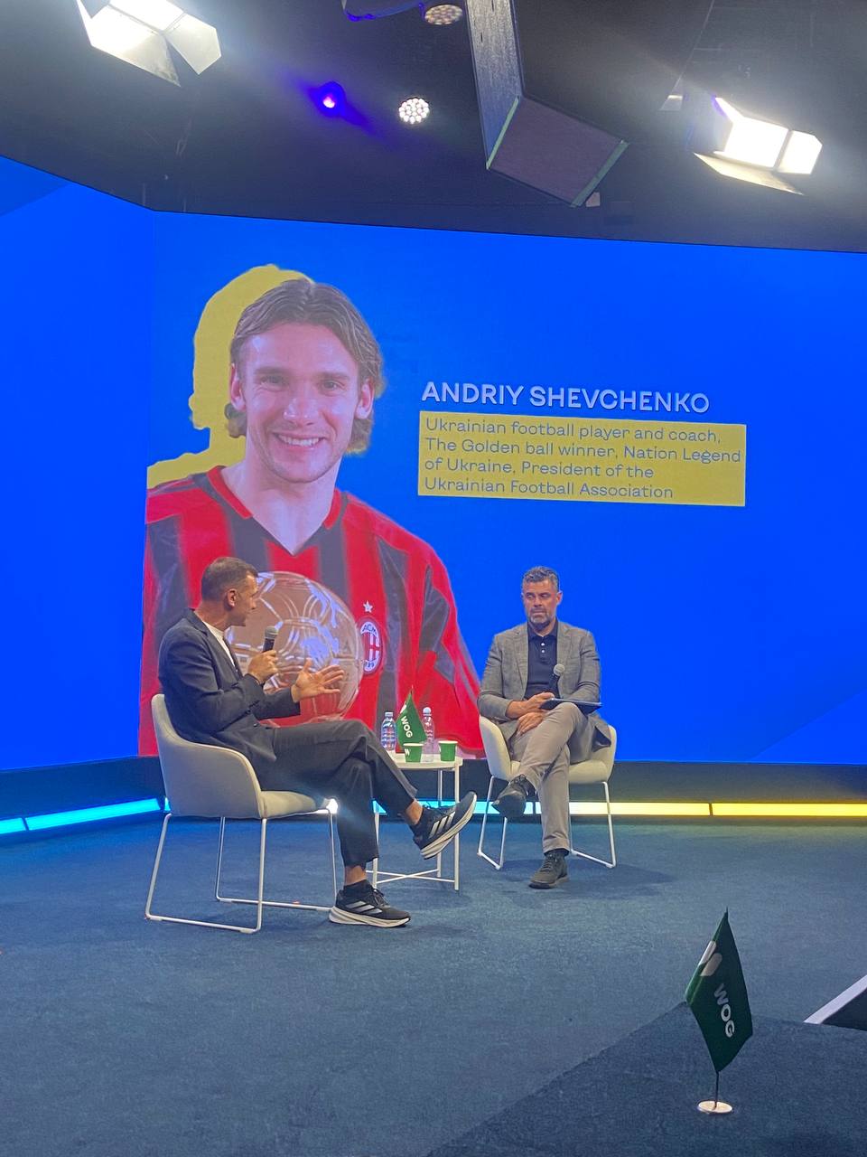 Stand with Ukraine - Andriy Shevchenko, Football Legend, at the ...