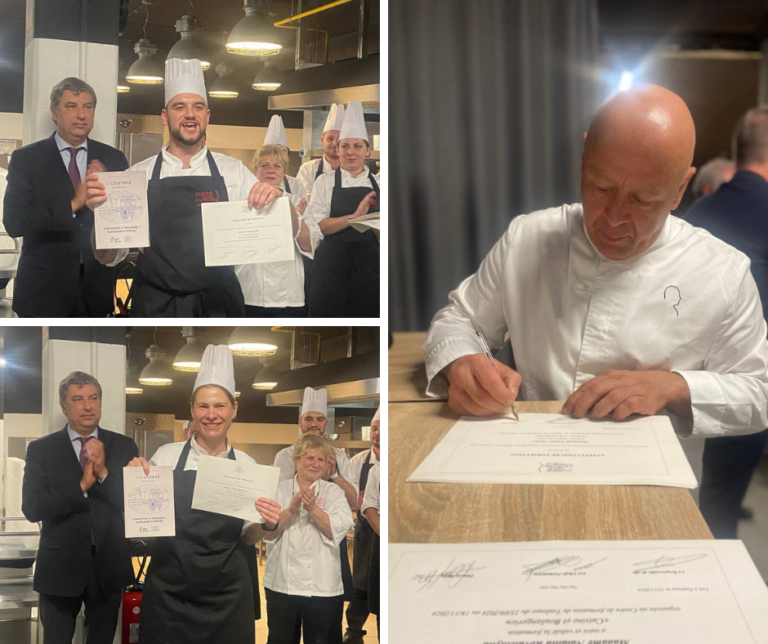 Stand with Ukraine - The first class of Ukrainian chefs graduates!